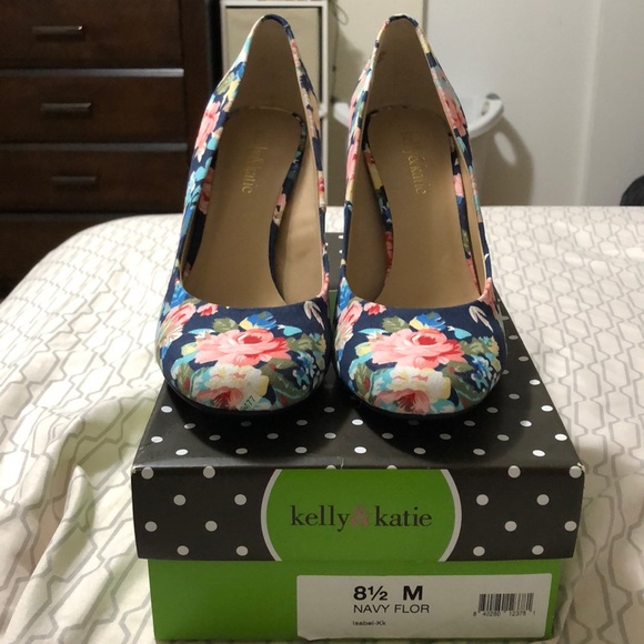 Kelly & Katie | Shoes | Kelly And Katie Floral Shoes | Poshmark